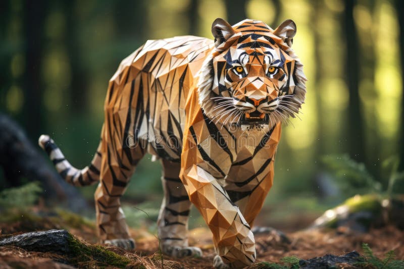 Geometric Tiger Stock Illustrations – 15,858 Geometric Tiger Stock ...