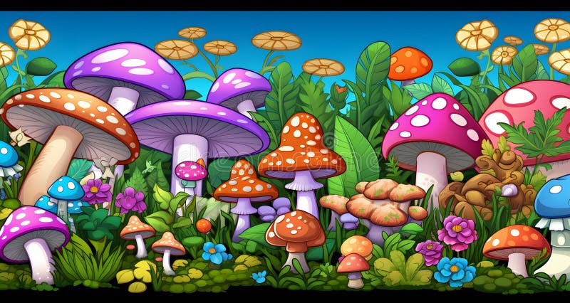 AI-generated Illustration of a Whimsical Cartoon Scene with Multiple ...