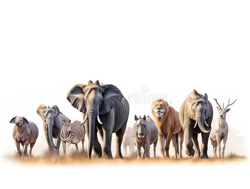 Ai Generated Illustration Wildlife Concept of of Africa Animals Stock ...