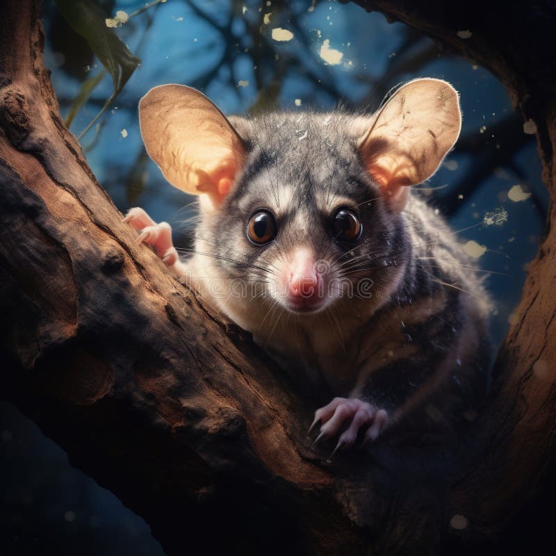 Ai Generated Illustration Wildlife Concept of Brushtail Possum Stock ...