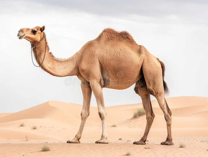 Ai Generated Illustration Wildlife Concept of Camel Isolated White ...