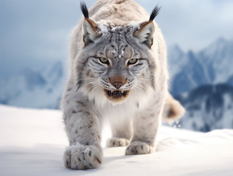 Ai Generated Illustration Wildlife Concept of Canadian Lynx Stock ...