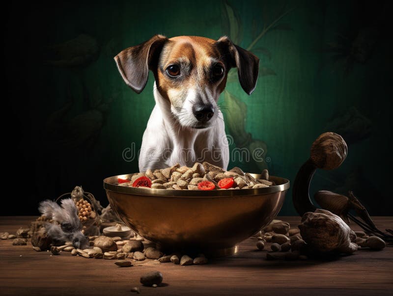 Ai Generated Illustration Wildlife Concept of Dog Temptation Stock ...