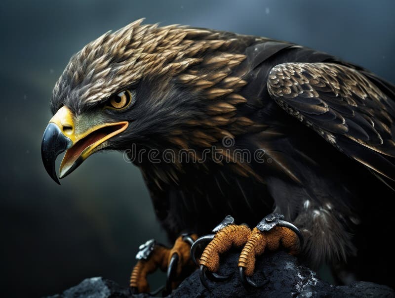 Ai Generated Illustration Wildlife Concept of Hawk Claw Stock ...