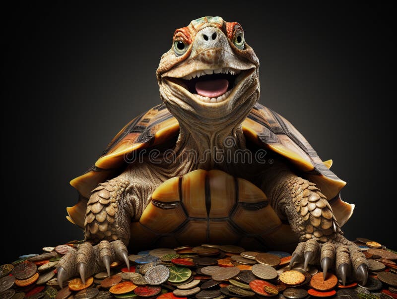 Ai Generated Illustration Wildlife Concept of Herman Tortoise Stock ...