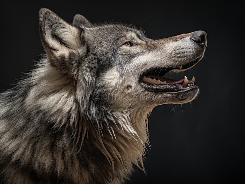 Ai Generated Illustration Wildlife Concept of Iberian Wolf Stock ...