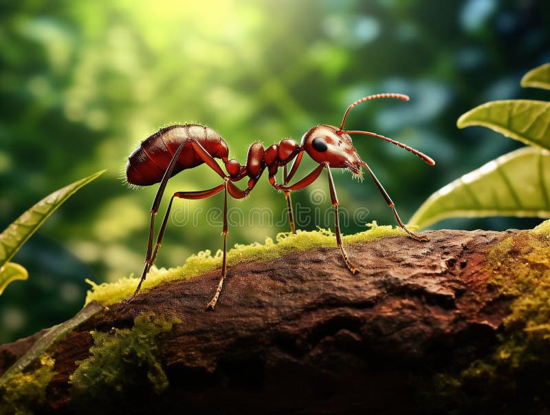 Ai Generated Illustration Wildlife Concept of Leafcutter Ant Stock ...