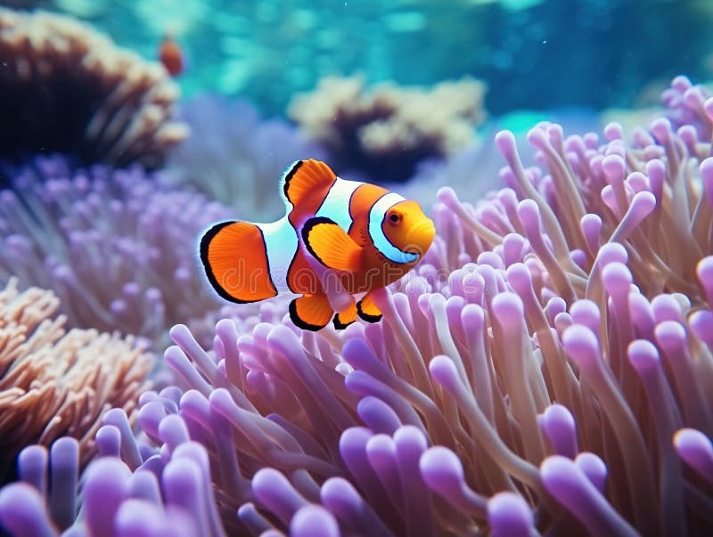 Ai Generated Illustration Wildlife Concept of Nemo Fish Stock ...