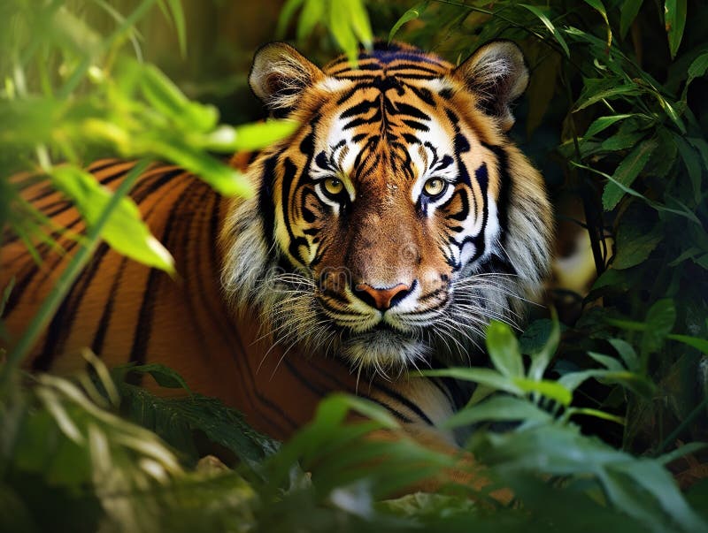 Ai Generated Illustration Wildlife Concept of Save Tiger Project Stock ...