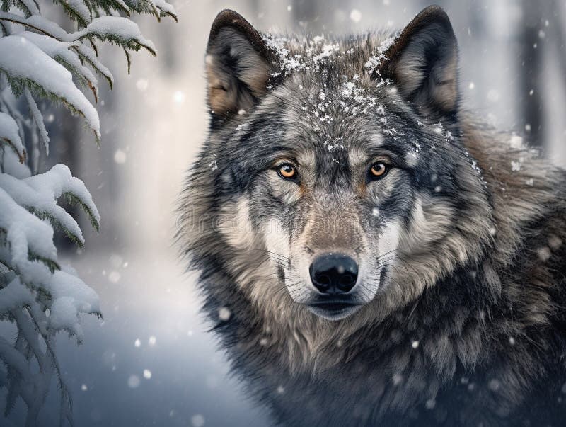 Ai Generated Illustration Wildlife Concept of Super Image in Vertical ...