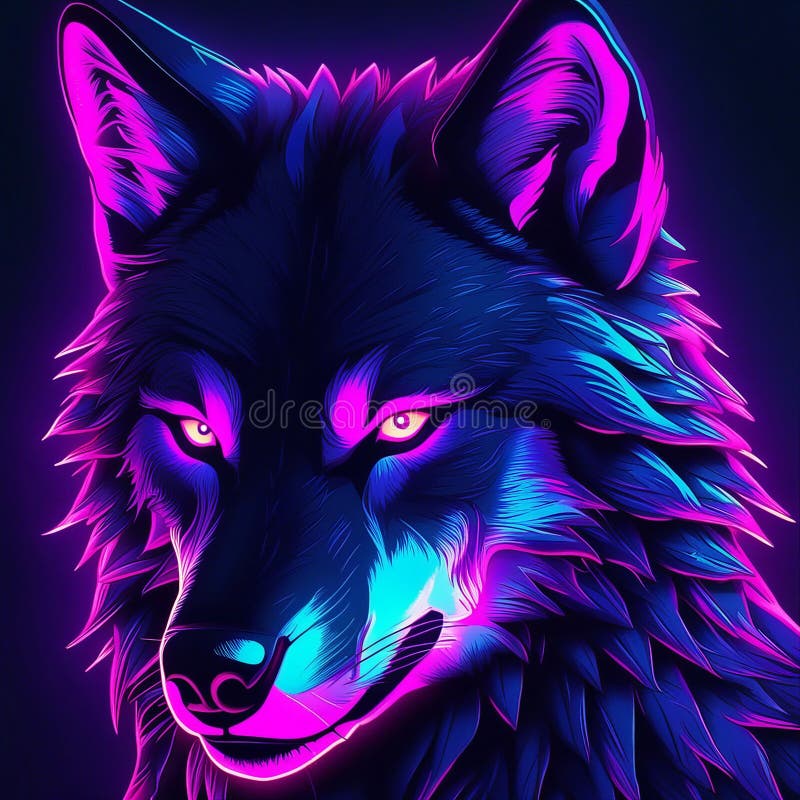 Purple Wolf Ai Stock Illustrations – 1,545 Purple Wolf Ai Stock ...
