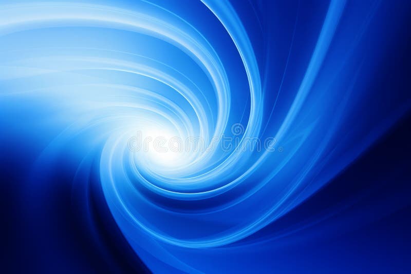 Abstract Blue Visual Swirl Background Stock Illustration - Illustration ...