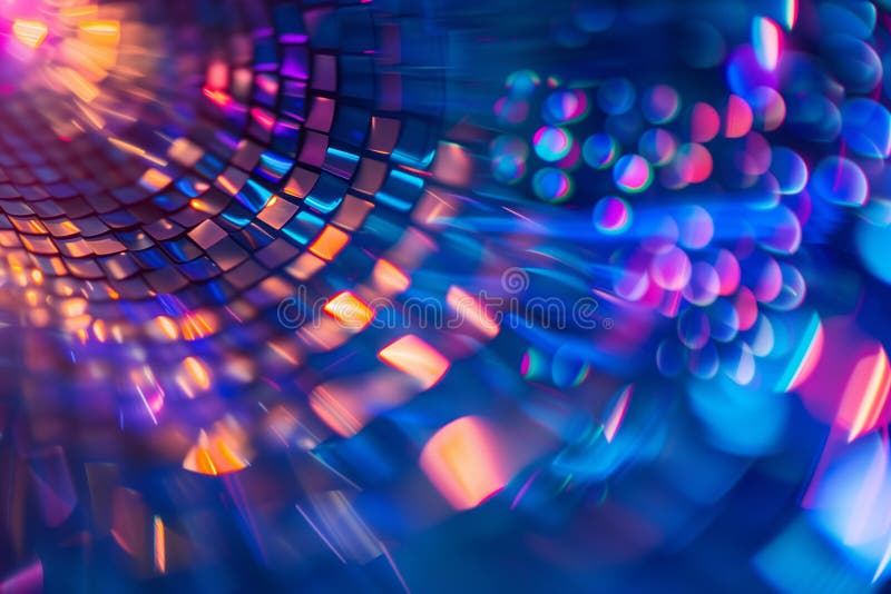 Abstract Disco Ball Light Effects Stock Illustration - Illustration of ...