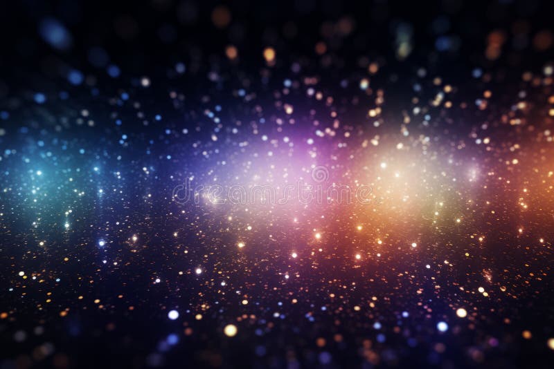 Abstract Visual Background with Glowing Lights Stock Illustration ...