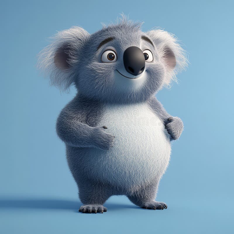 Koala Cartoon Standing Stock Illustrations – 563 Koala Cartoon Standing ...