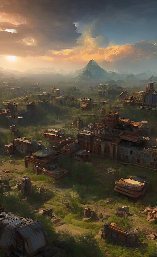 Apocalyptic War Landscape Stock Illustrations – 1,562 Apocalyptic War ...