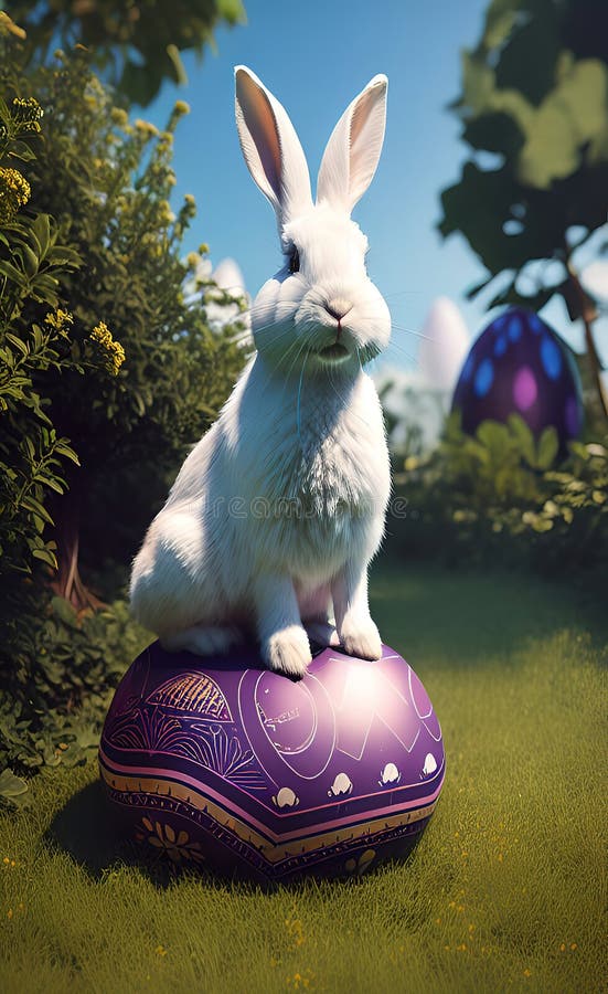 Easter Bunny - AI Generated Stock Illustration - Illustration of bunny ...