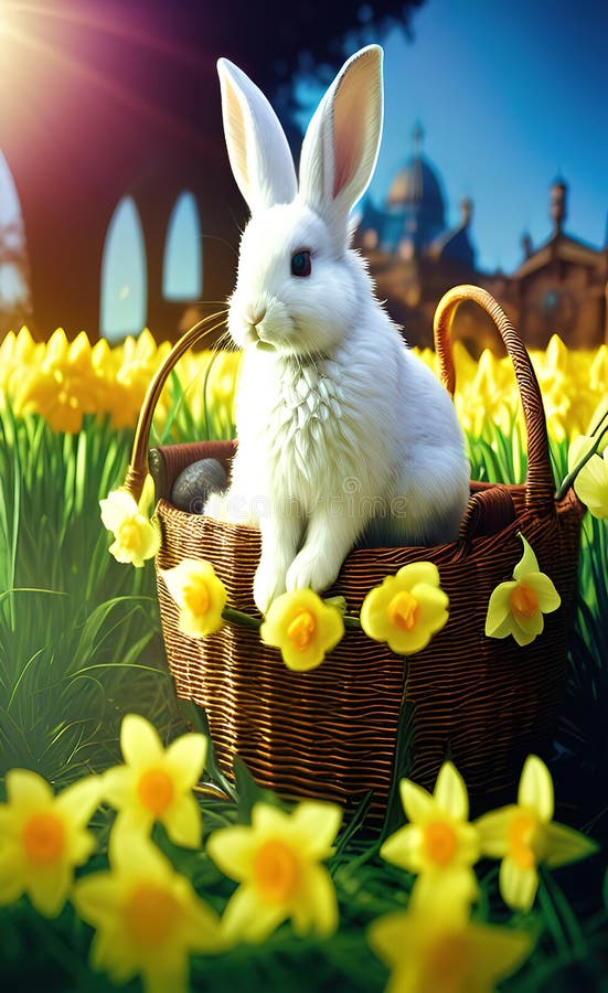 Easter Bunny - AI Generated Stock Illustration - Illustration of ...