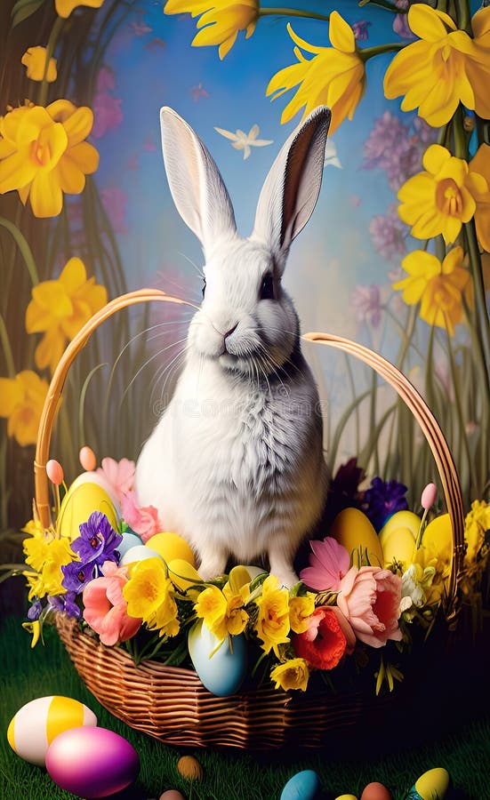 Easter Bunny - AI Generated Stock Illustration - Illustration of ...