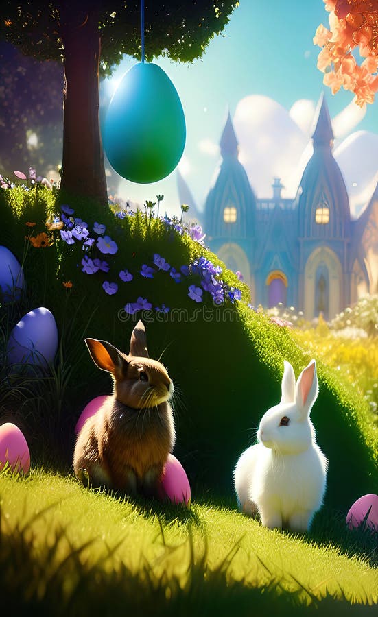 Easter Bunny - AI Generated Stock Illustration - Illustration of ...