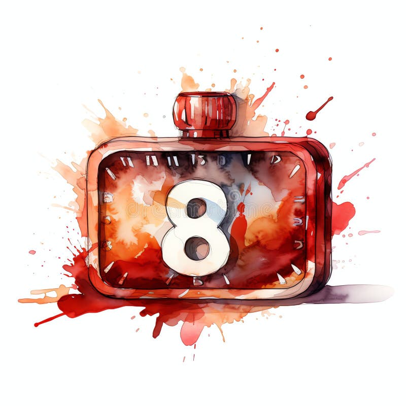 Beautiful Movie Countdown Timer Movie Watercolor Clipart Illustration ...