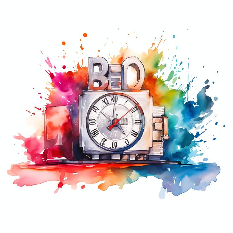 Beautiful Movie Countdown Timer Movie Watercolor Clipart Illustration ...