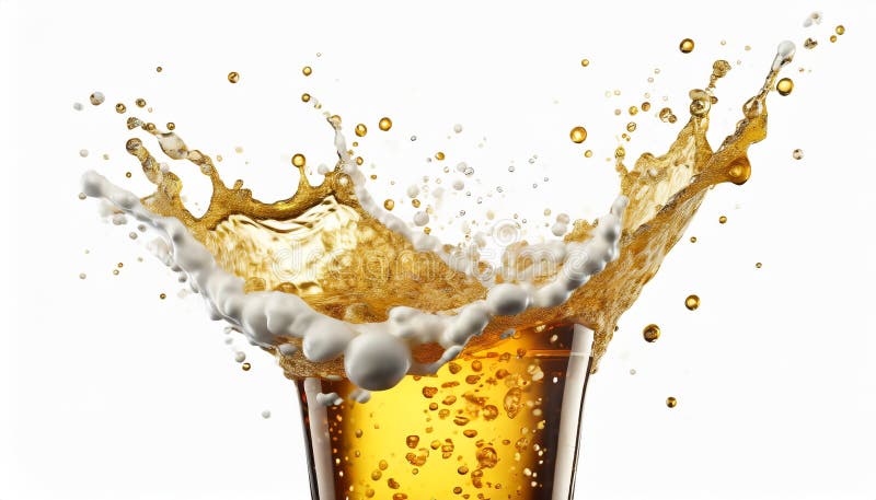 Beer splash! stock illustration. Illustration of cold - 293722967
