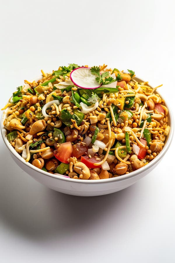 Bhel puri hindu stock illustration. Illustration of maharashtra - 336419749