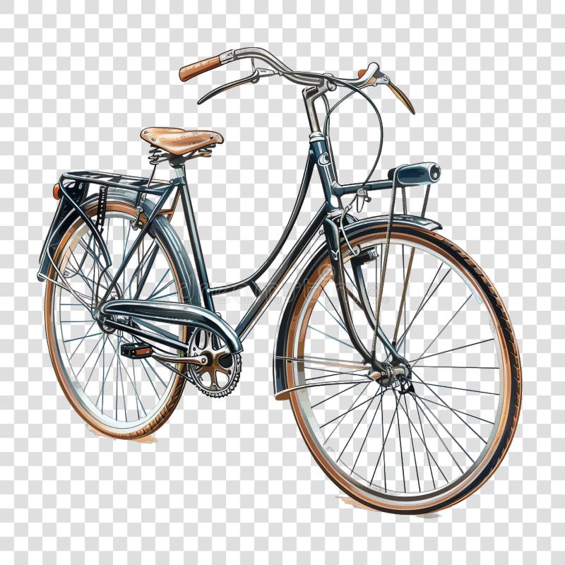 Bicycle Transparent Background Realistic Element Stock Illustration ...