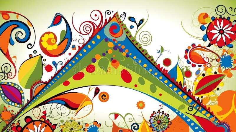Whimsical Abstract Decorations, Made with Generative AI Stock ...