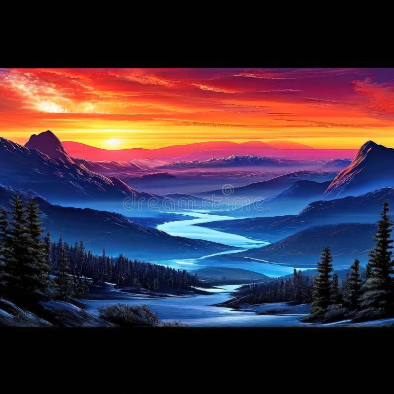 An Ai Generated Image, British Flag with London Stock Illustration ...