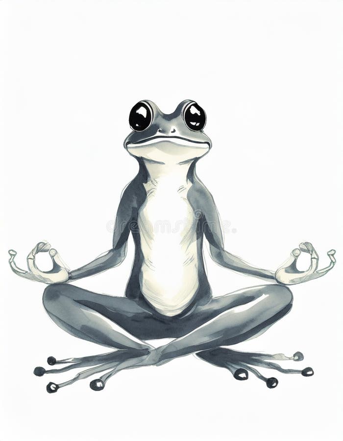 Zen Frog Stock Illustrations – 201 Zen Frog Stock Illustrations ...