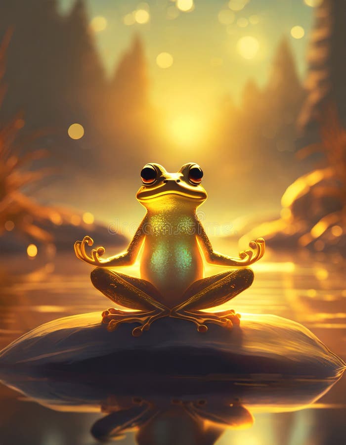 Zen Frog Stock Illustrations – 201 Zen Frog Stock Illustrations ...