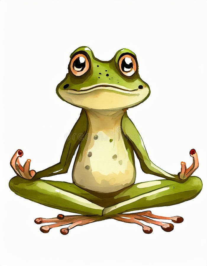 Zen Frog Stock Illustrations – 201 Zen Frog Stock Illustrations ...