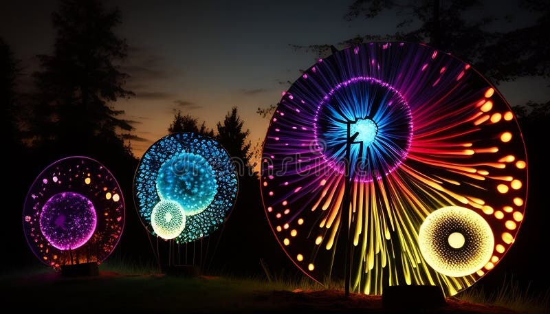 Solstice Radiance: a Celestial Display of Dazzling Lights, Made with ...