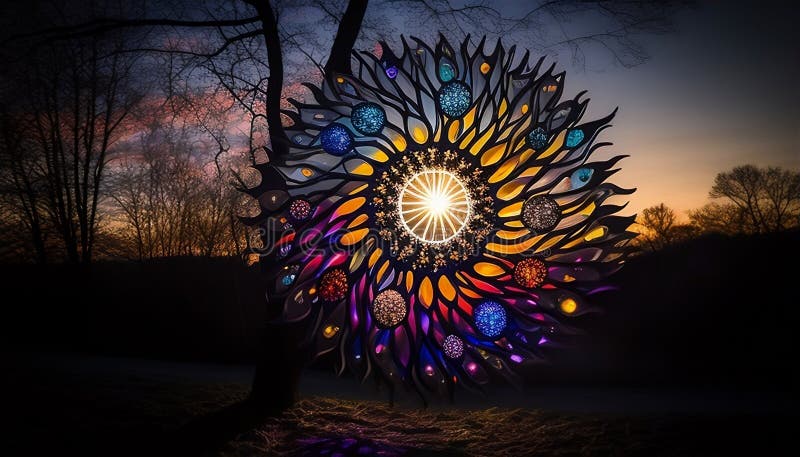 Solstice Radiance: a Celestial Display of Dazzling Lights, Made with ...