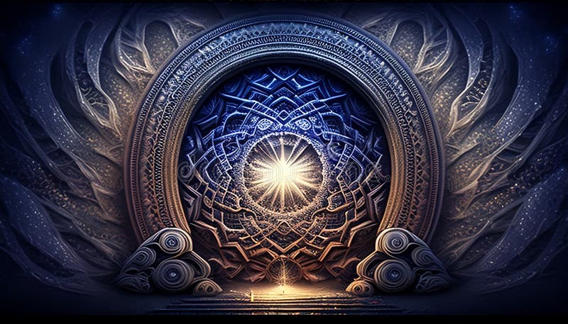 Interdimensional Portal - Earth S Magnetic Pole, Made with Generative ...