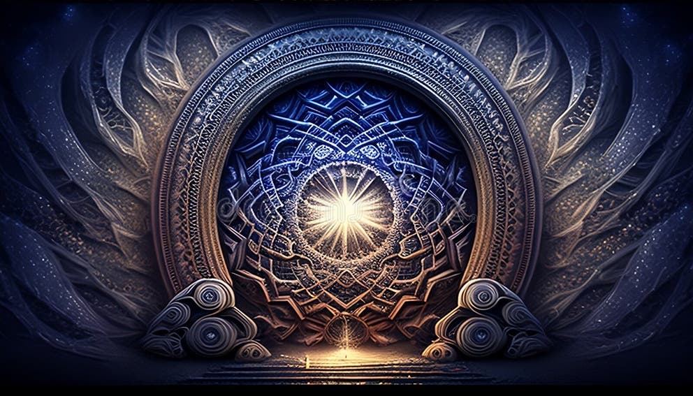 Interdimensional Portal - Earth S Magnetic Pole, Made with Generative ...