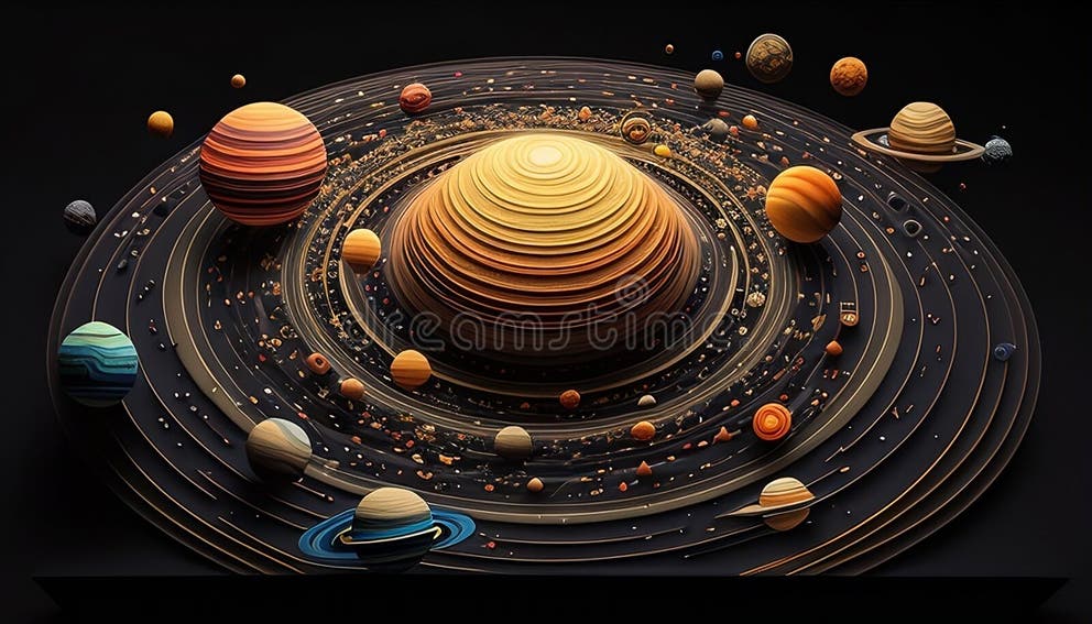 "the Solar System in Motion" - a NASA Inspired Artwork, Made with ...