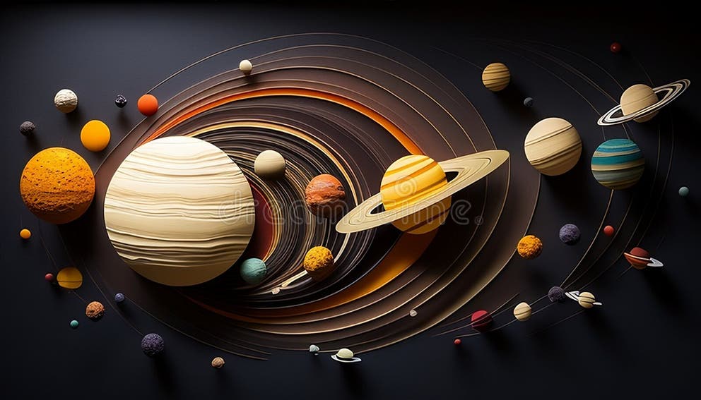 "the Solar System in Motion" - a NASA Inspired Artwork, Made with ...