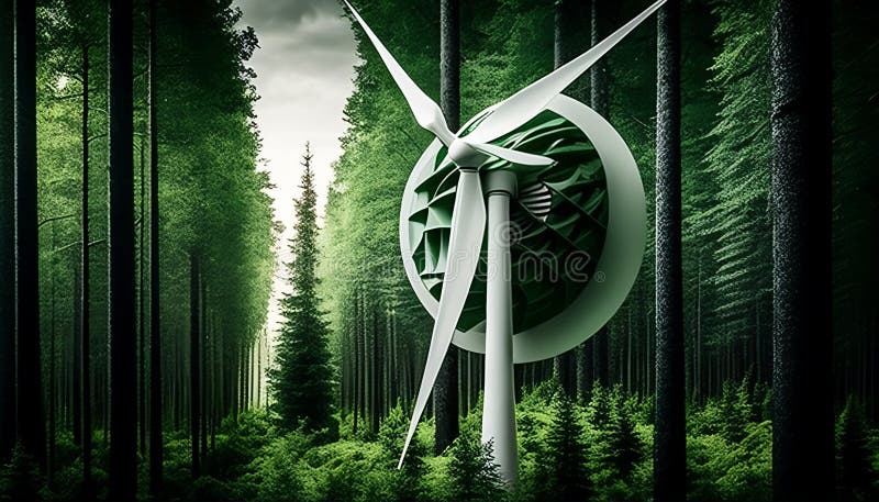 Harmony of Nature and Technology: a Sustainable Future, Made with ...