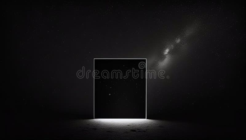 Cosmic Canvas of Possibilities: Ansel Adams-Inspired Empty Space, Made ...