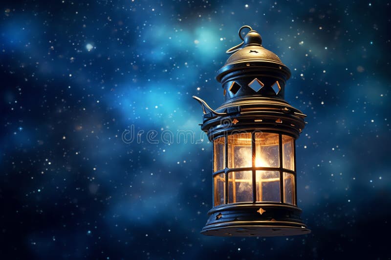 Celestial Lighthouse Lantern Fantasy Sky Night Gazing Stock ...