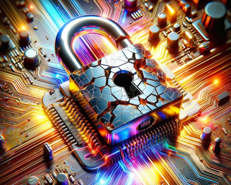 Unsecure Internet Surfing Passwords Unprotected Codes Microchip Circuit ...