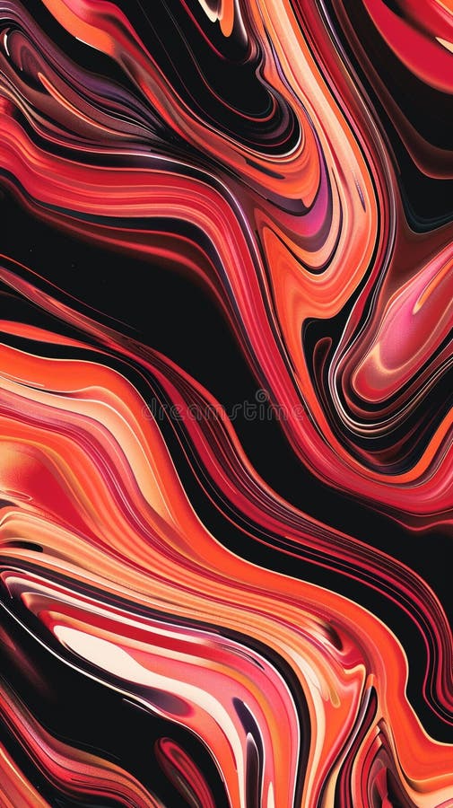 Abstract Lines and Colors Creating a Dynamic Pattern Stock Illustration ...