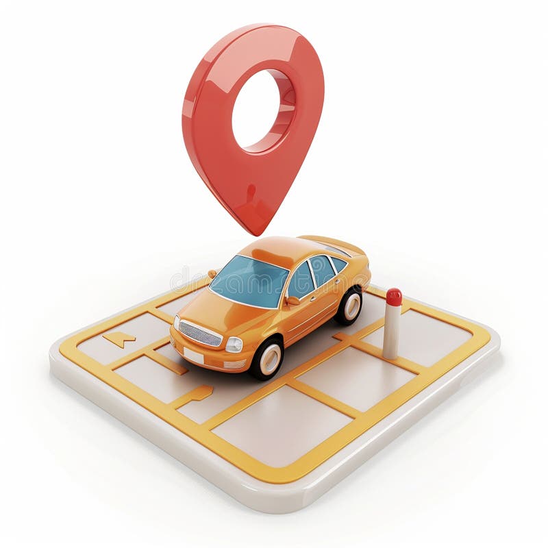 Car Distributor Icon on a White Background Stock Illustration ...