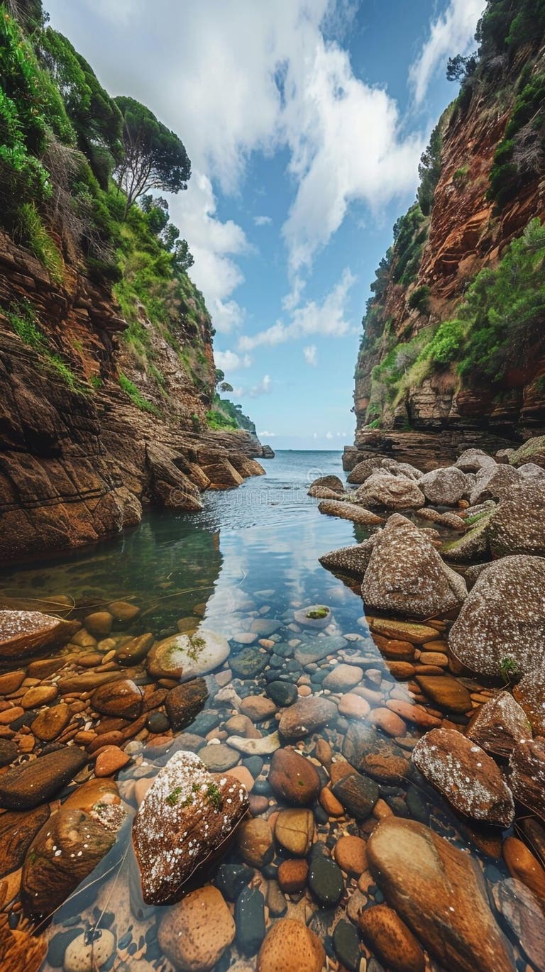 Coastal Inlet Stock Illustrations – 394 Coastal Inlet Stock ...