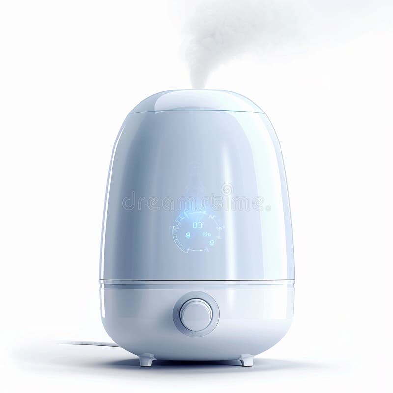 A 3D Icon of a Humidifier with a White Background Stock Illustration ...