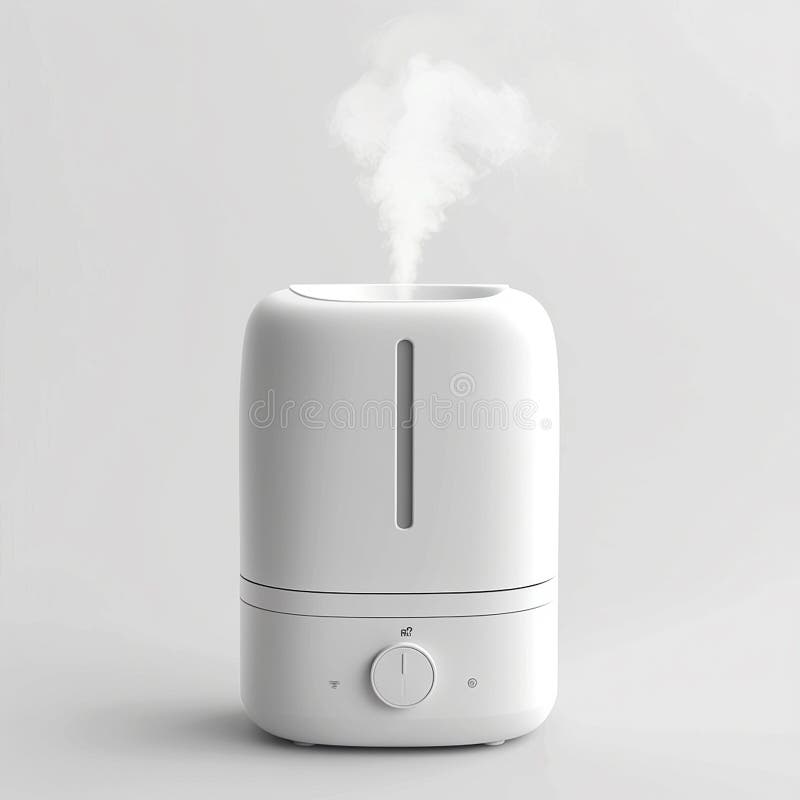 A 3D Icon of a Humidifier with a White Background Stock Illustration ...