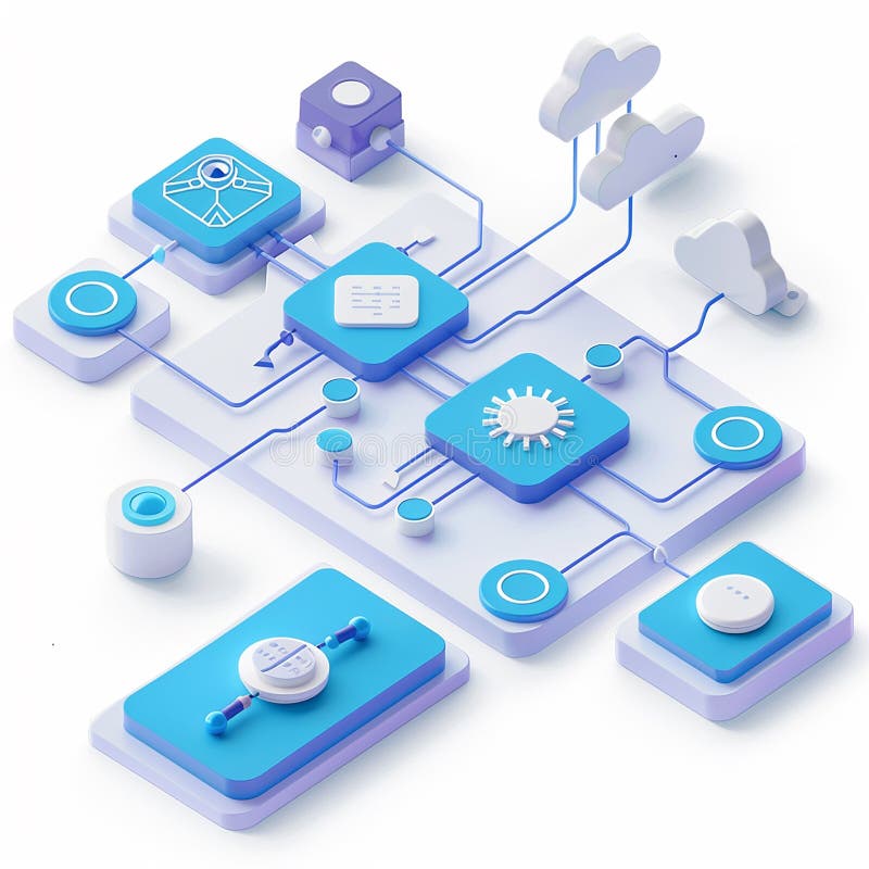 Algorithm White Text Illustration with Blue Constellation As Background ...